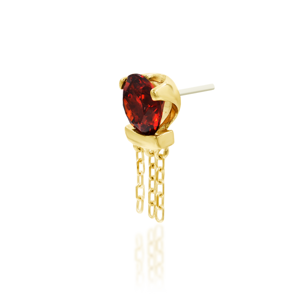 Coella in 14k gold by Junipurr – Pierced