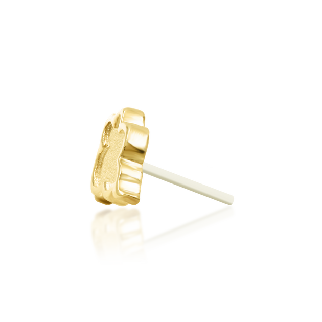 Suki in 14k gold by Junipurr – Pierced