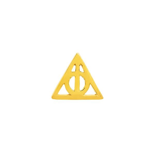 Deathly Hallows in 14k Gold by Junipurr – Pierced