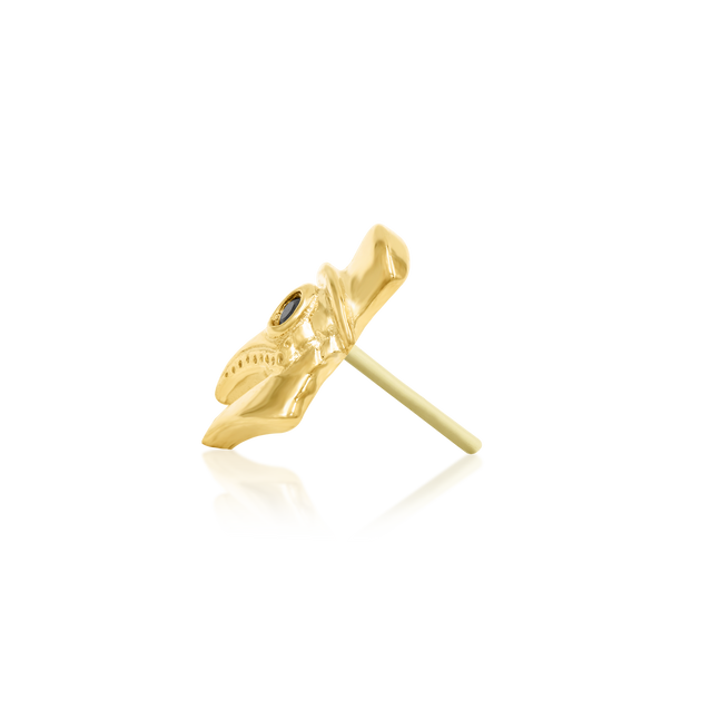 Oh Doctor! in 14k Gold by Junipurr – Pierced