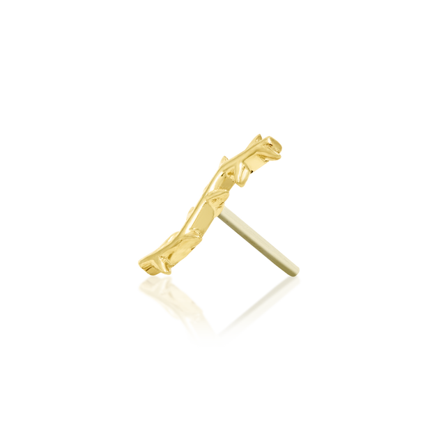 Thorn in 14k Gold by Junipurr – Pierced
